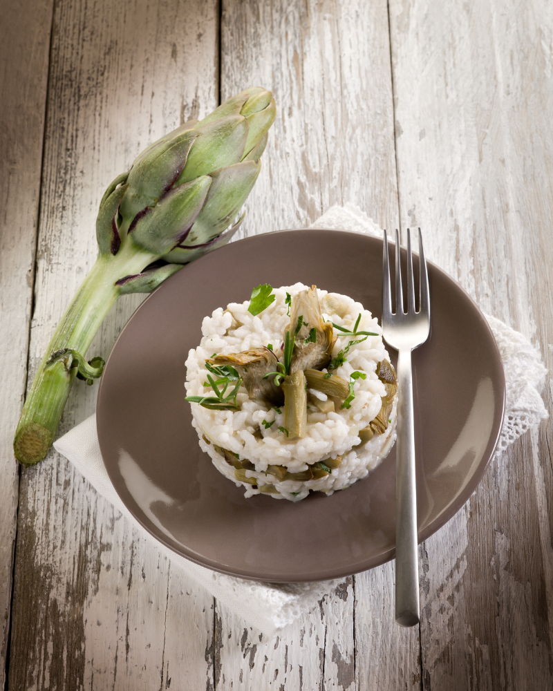 Le ricette San Lorenzo: Timballo di riso con carciofi e formaggio ...